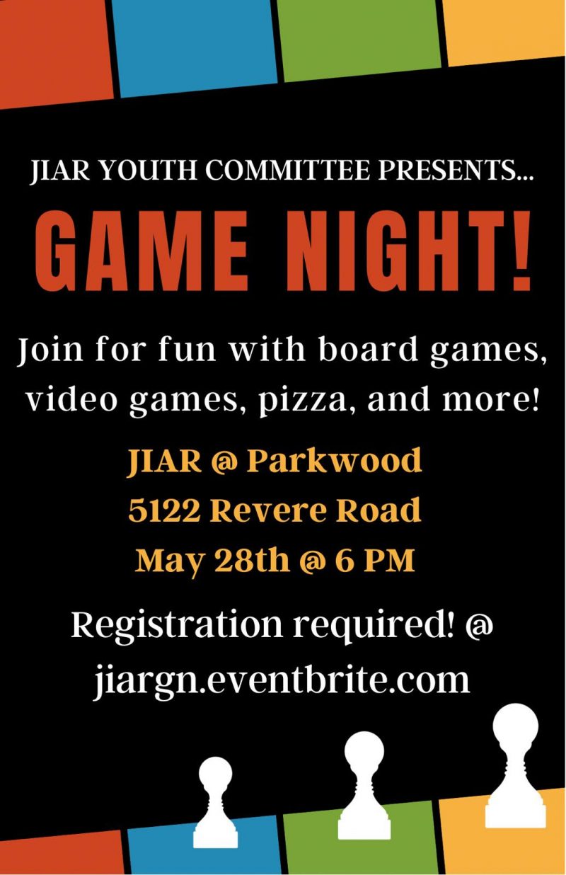 JIAR Youth Game Night – Jamaat Ibad Ar-Rahman